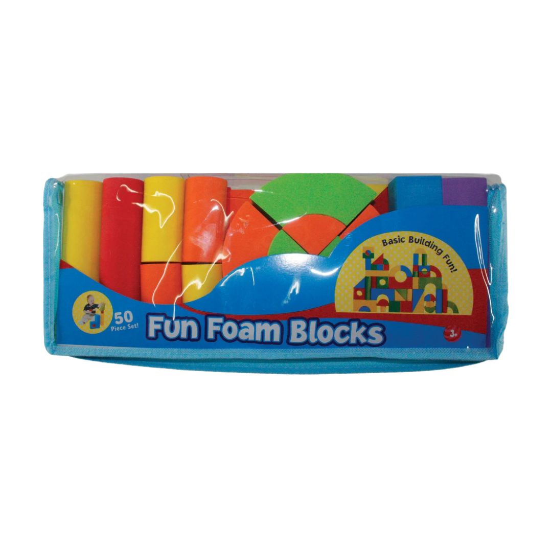 Colourful Soft EVA Foam Blocks - 50pc – Katsu Kids