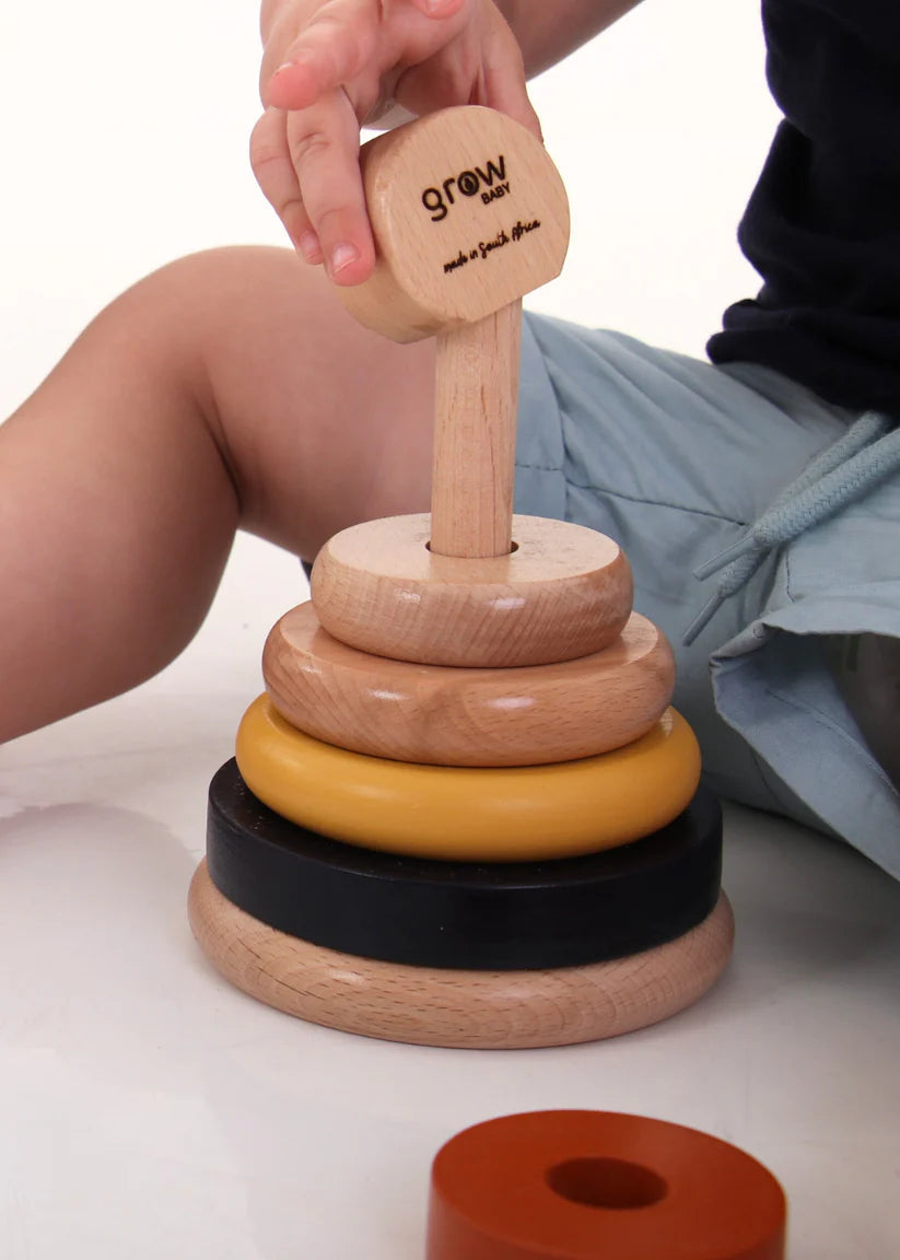 Grow Baby - Ring Stacker ~ Little Greyton – Katsu Kids
