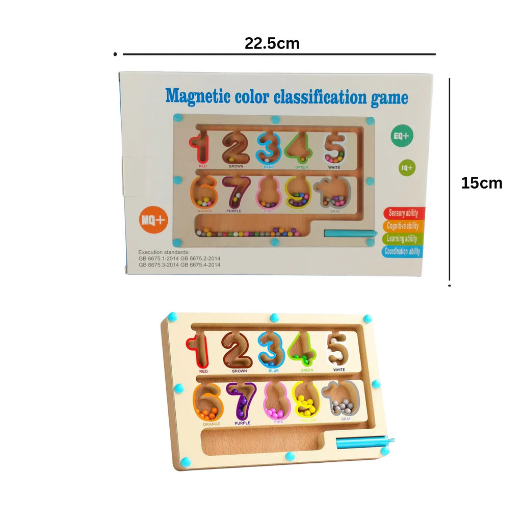 Magnetic Colour and Number Recognition Game – Katsu Kids