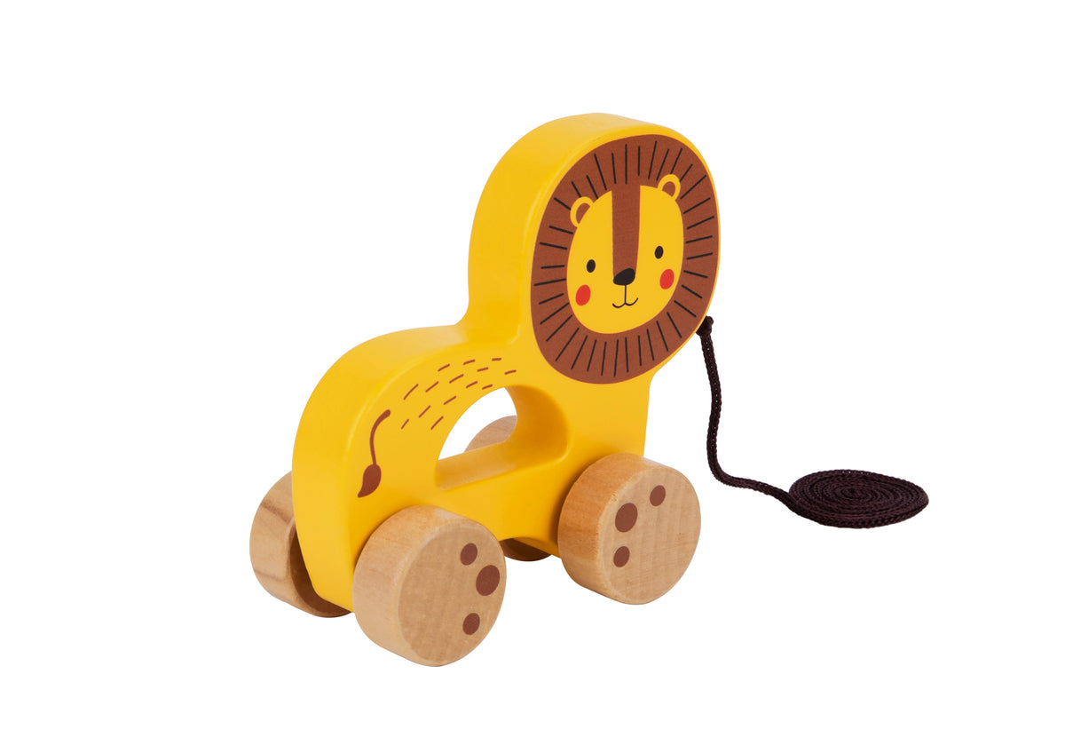 Pull Along Lion - Tooky Toy – Katsu Kids