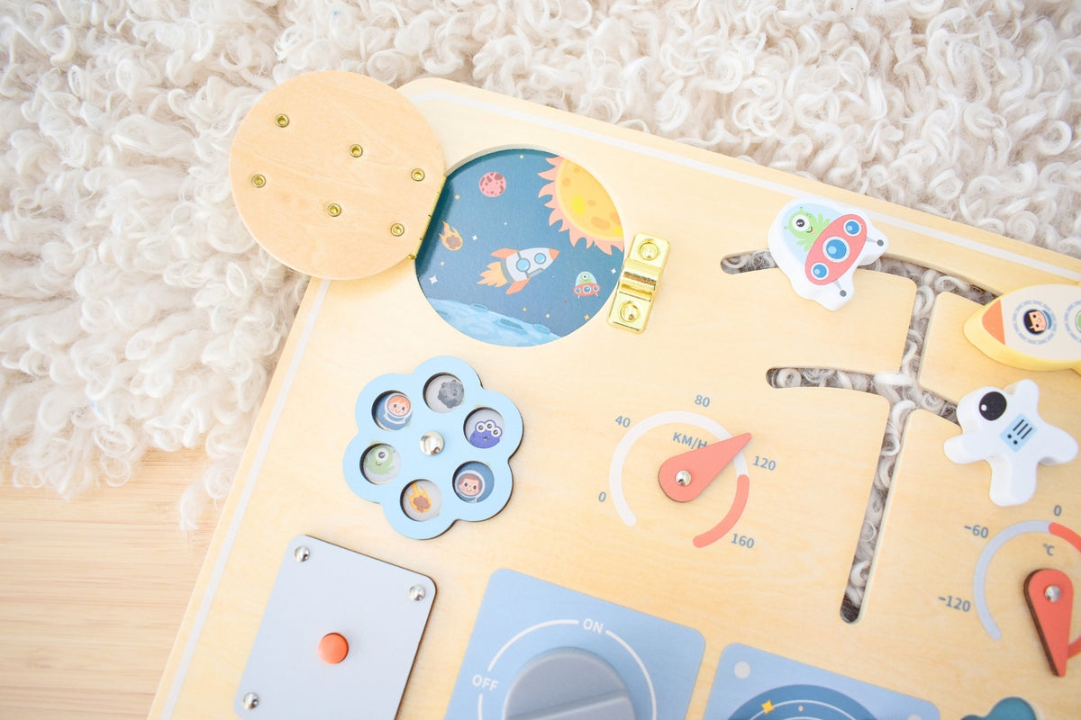 Space Busy Board - Tooky Toy – Katsu Kids