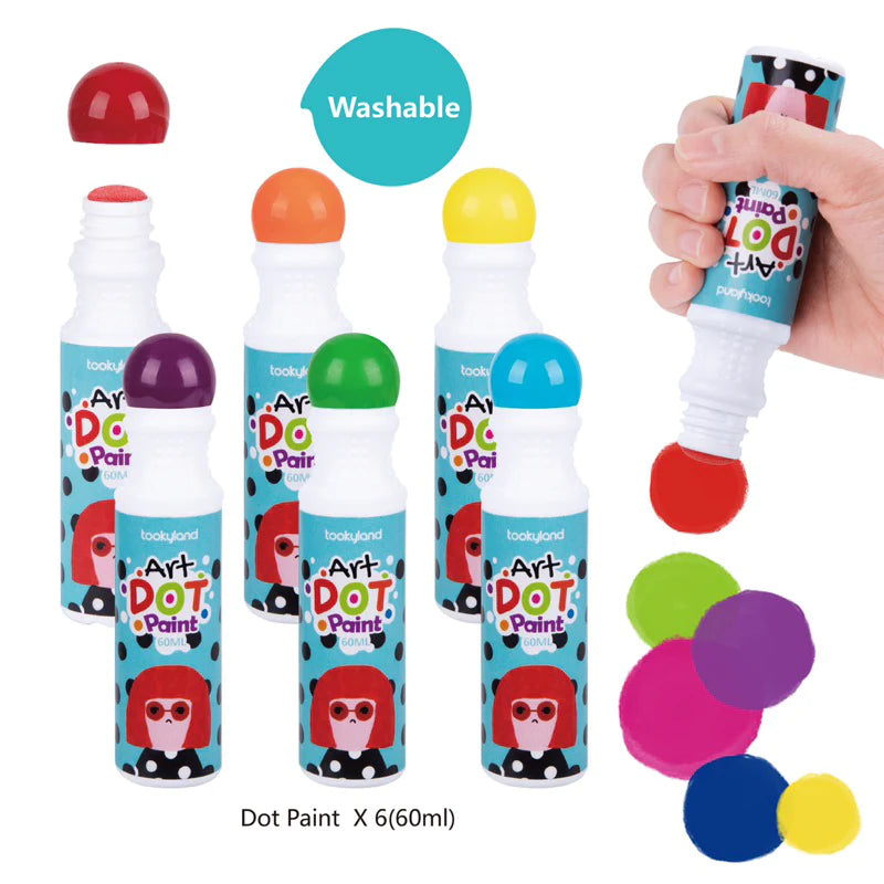 Art Dot Paint 6 Colour - Tookyland – Katsu Kids