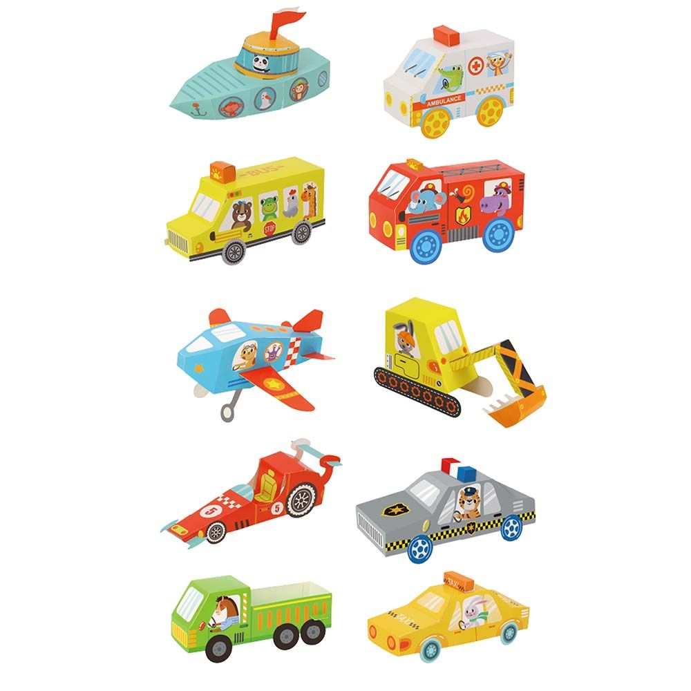 Origami Paper Kit - Transportation - Tookyland – Katsu Kids