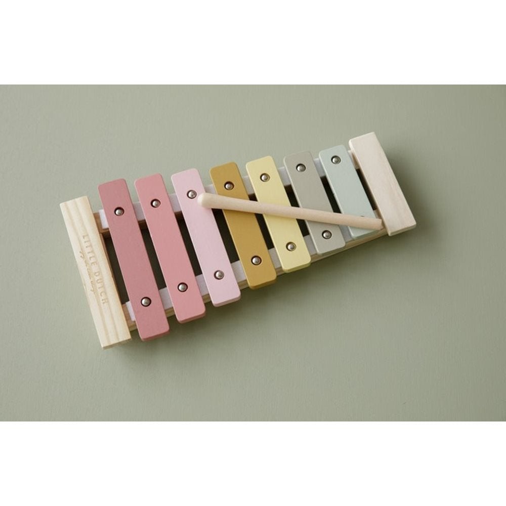 Wooden Xylophone - Pink - Little Dutch – Katsu Kids