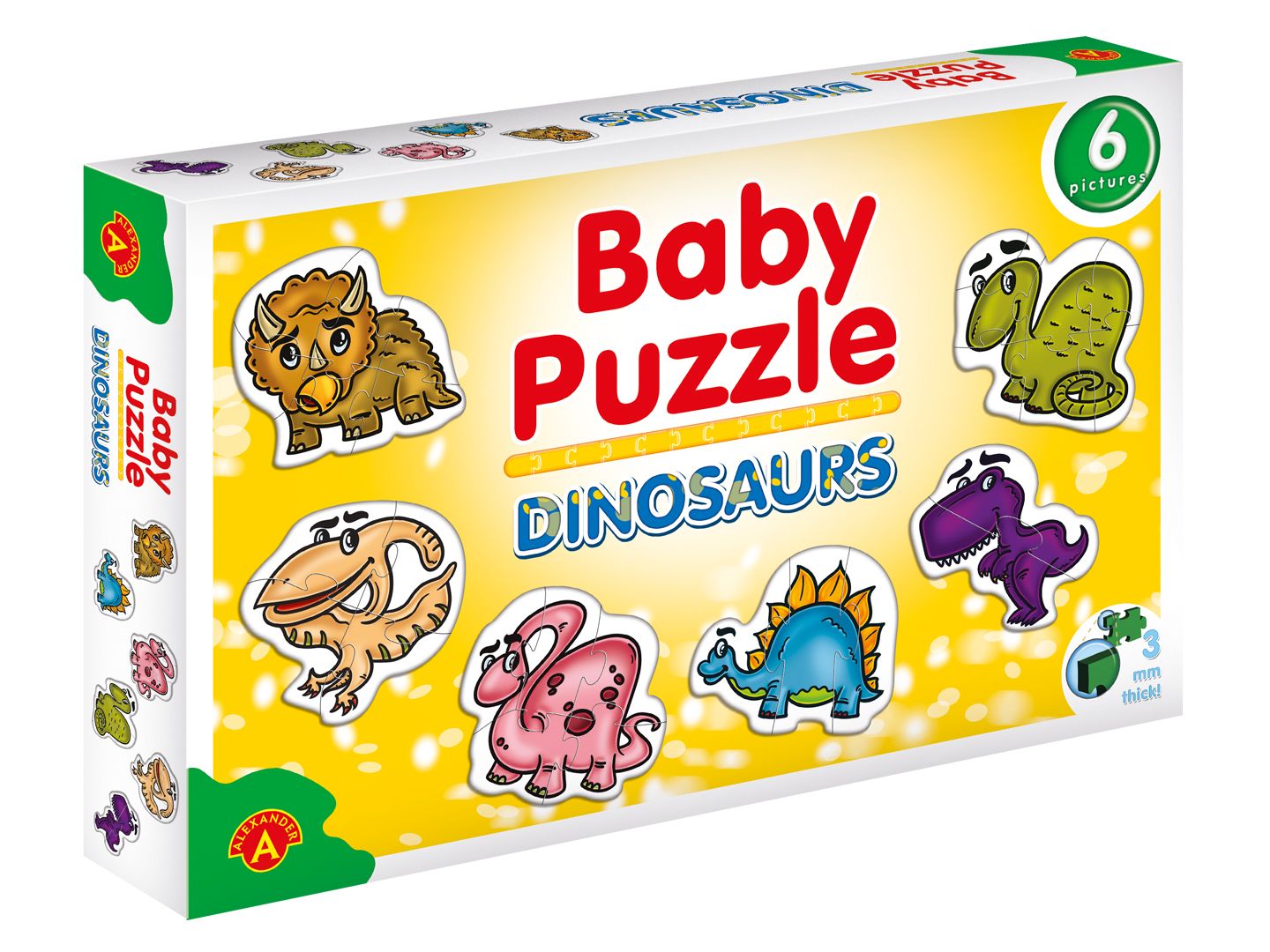 Progressive Toddler Puzzle - Dinosaurs - Wise Owl – Katsu Kids