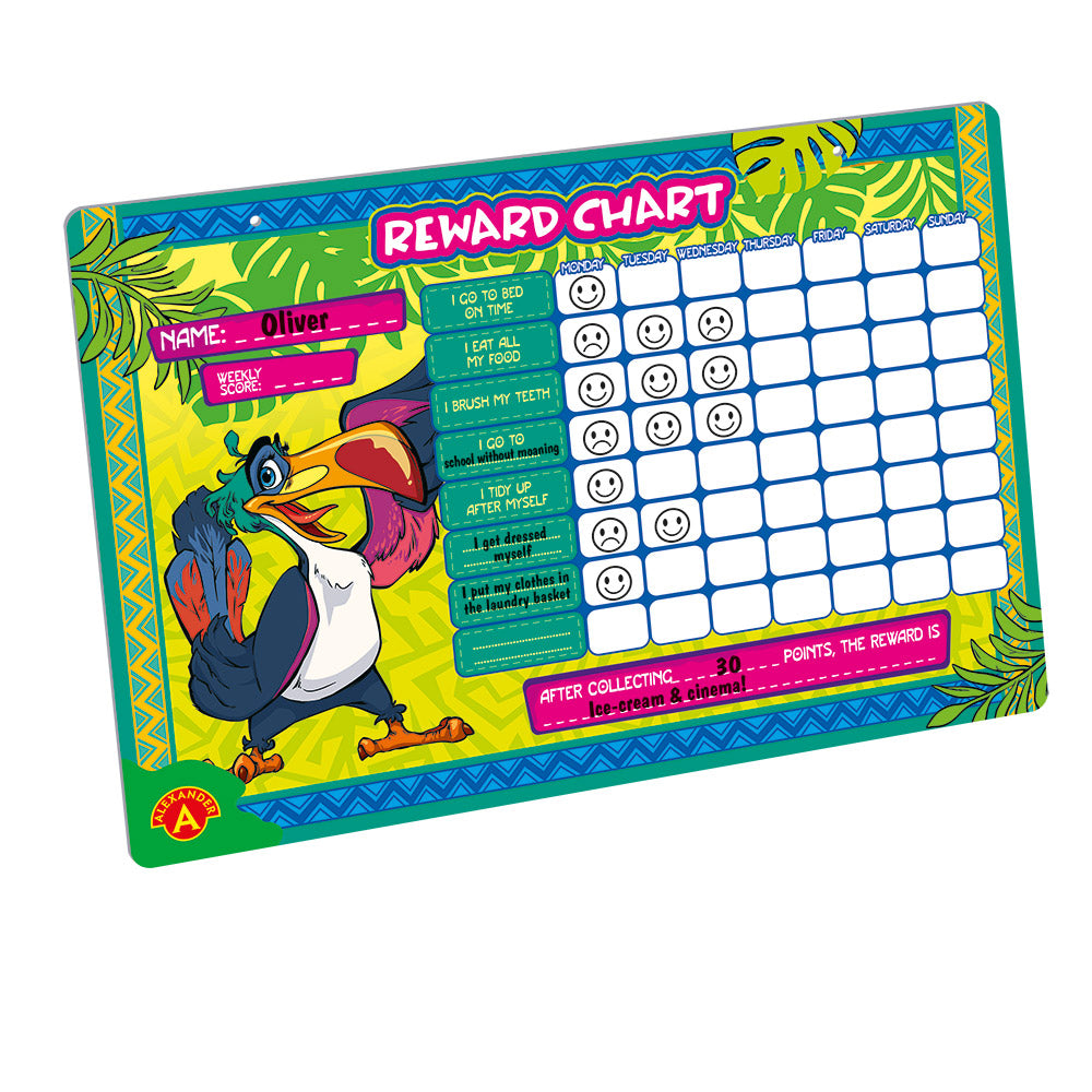 Toucan Rewards Chart (Large) – Katsu Kids